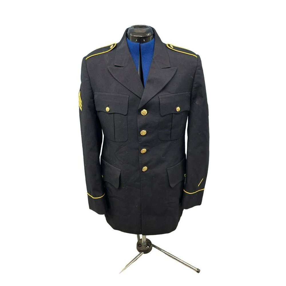 Us Army Men's Asu Dress Blue Service Uniform Jacket 3… - Gem